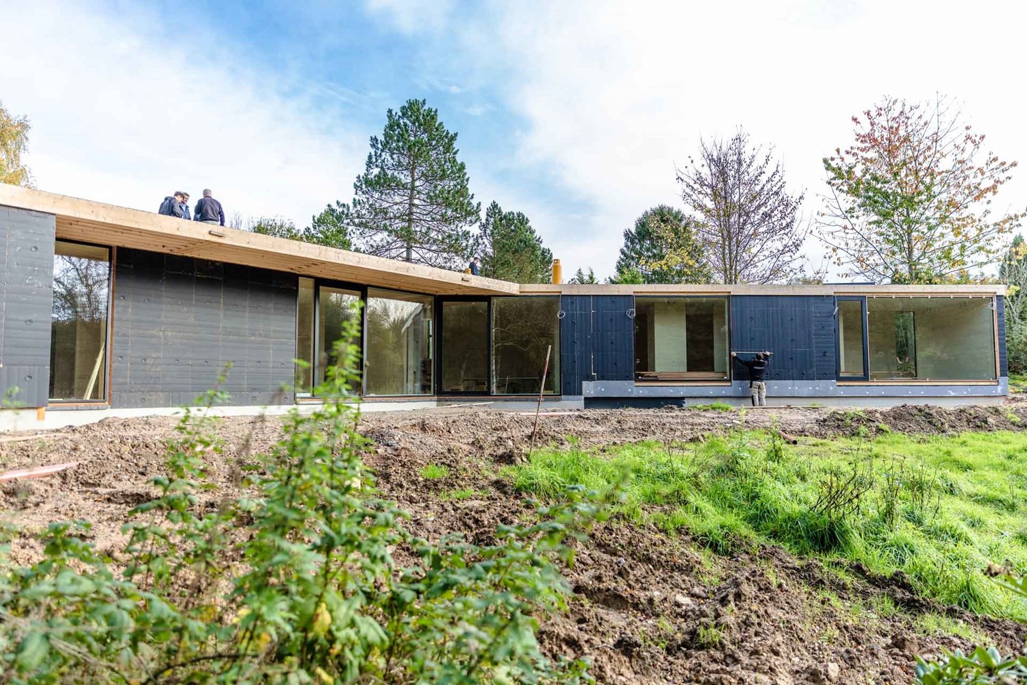 Opførelse af ny bolig med CLT elementer - Odense NV | Lebæk A/S - Lebæk A/S